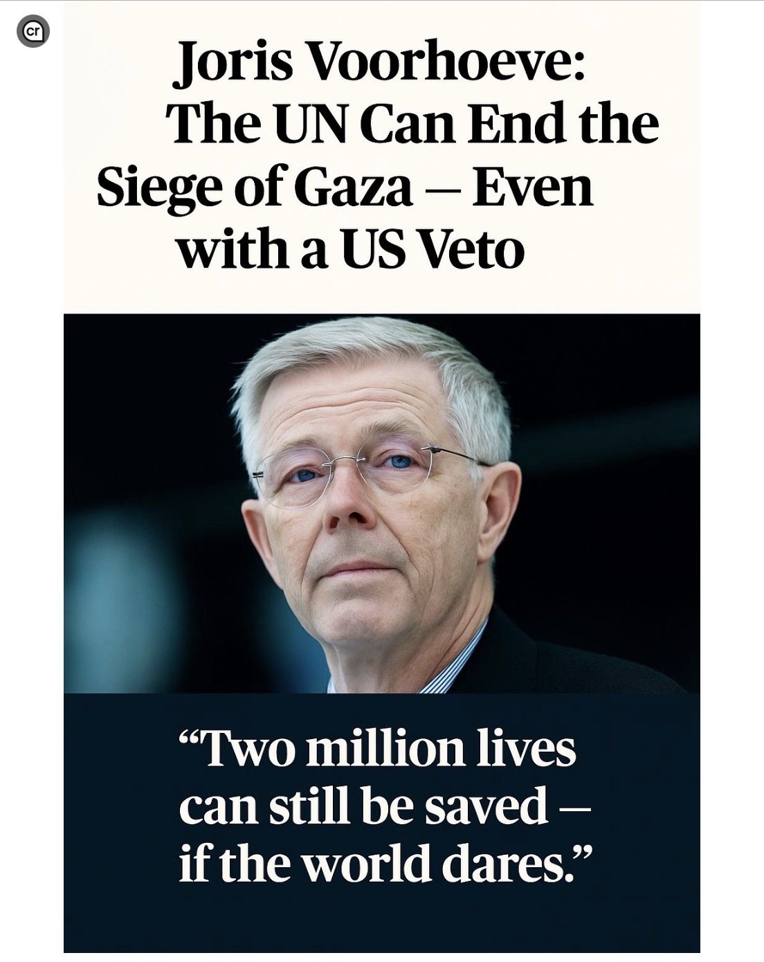 🇺🇳 🚨Former Dutch Defence Minister: The UN Can End the Siege of Gaza ...